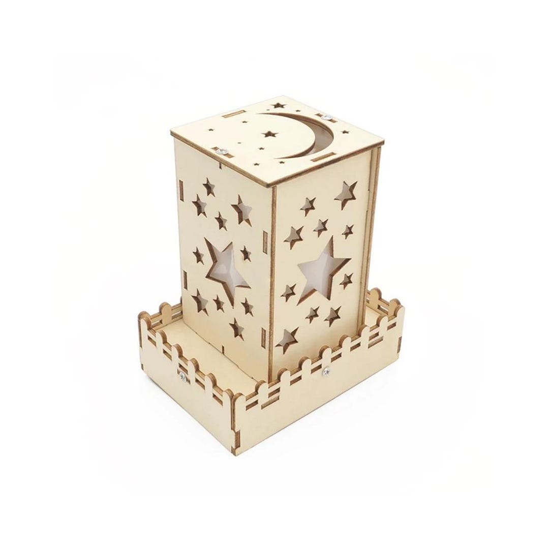 STEM Kit DIY Build Star Night Light Yourself Woodworking Kit ...