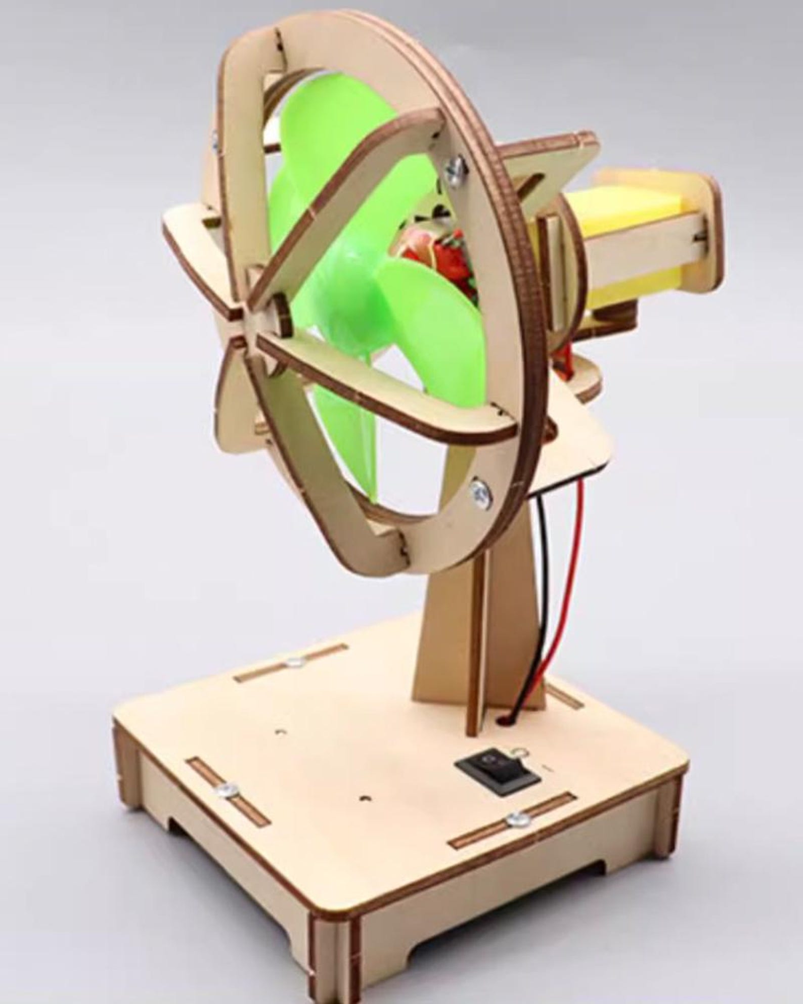 STEM Kit DIY Build a Fan Yourself Woodworking Kit, Educational STEM Toy ...