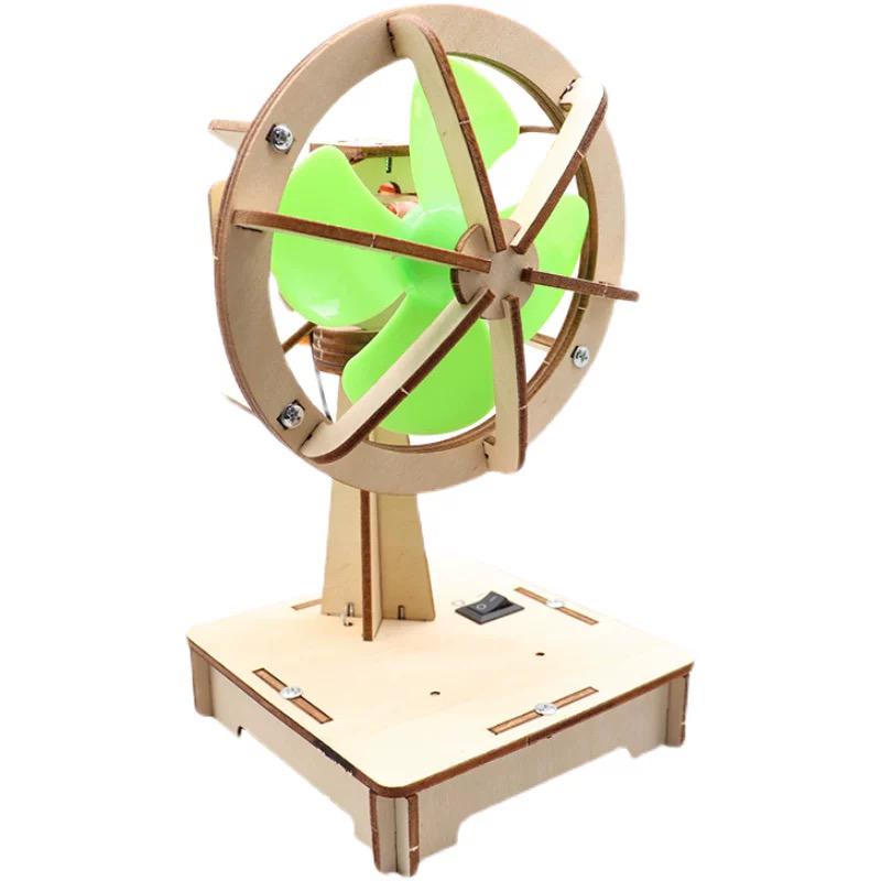 STEM Kit DIY Build a Fan Yourself Woodworking Kit, Educational STEM Toy ...