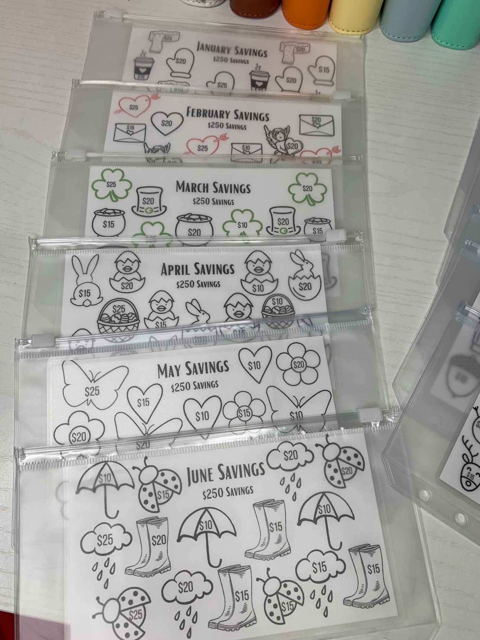 Monthly Savings Challenge Binder Set | Budget Binder | Budgeting ...