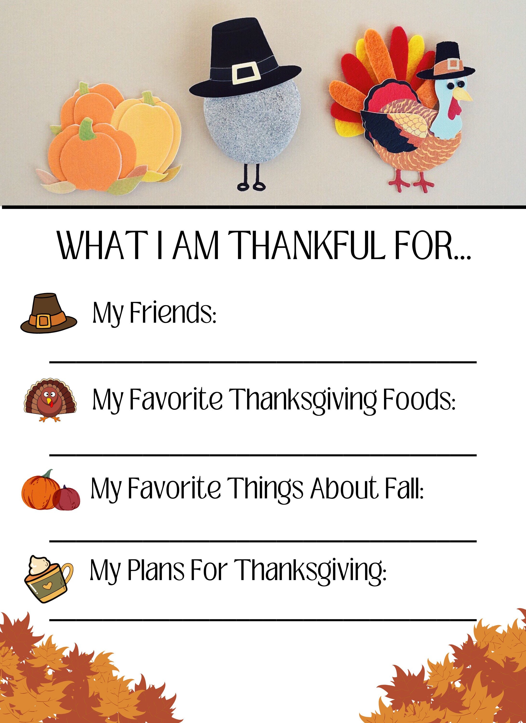 What I Am Thankful For, INSTANT DOWNLOAD PNG - Etsy