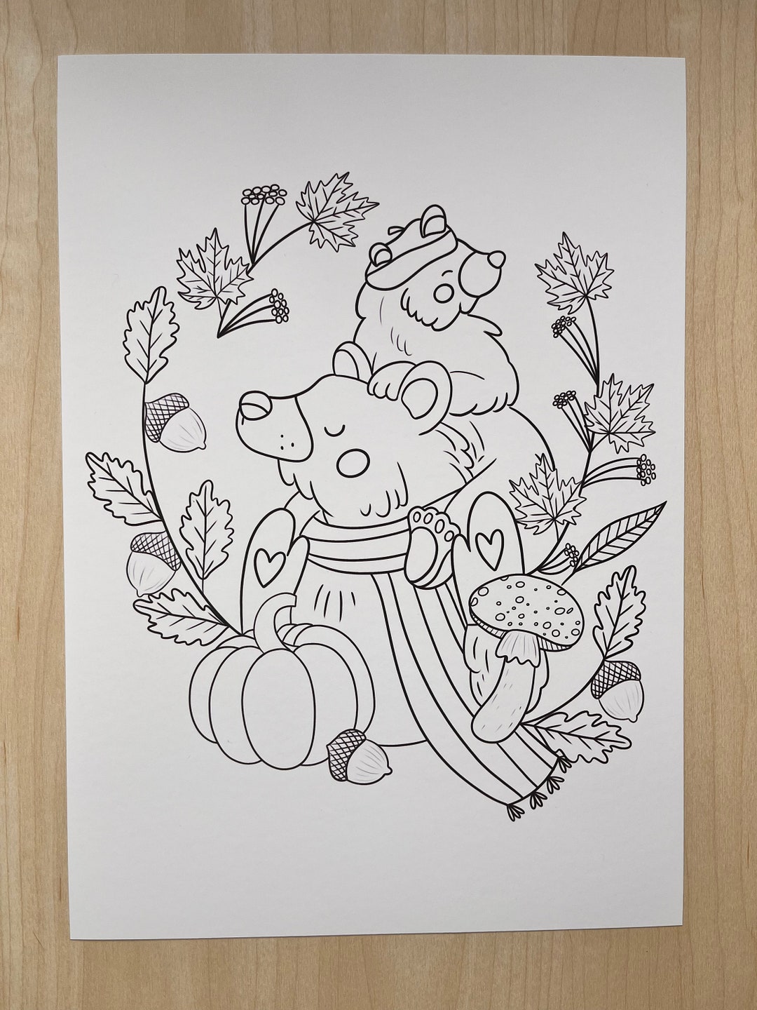 Autumn Coloring Pages - Printable Outlines of Autumn Drawings | for ...