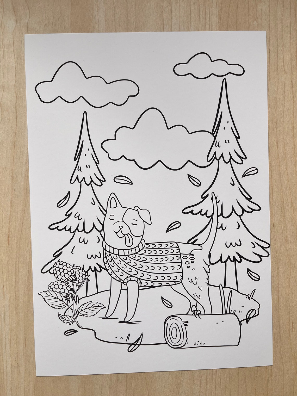 Autumn Coloring Pages - Printable Outlines of Autumn Drawings | for ...