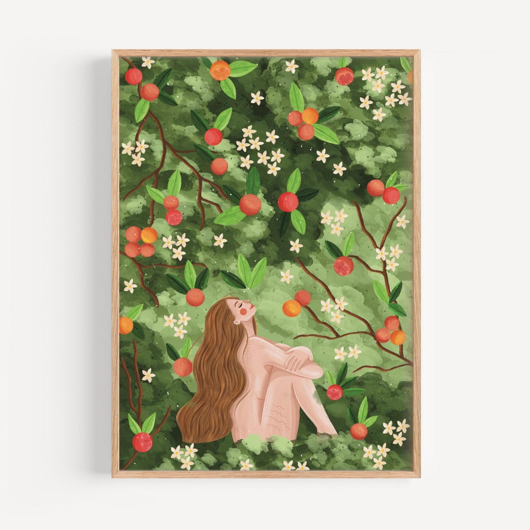 The Power of Femininity | Art Print, Nature Illustration, Poster - Etsy