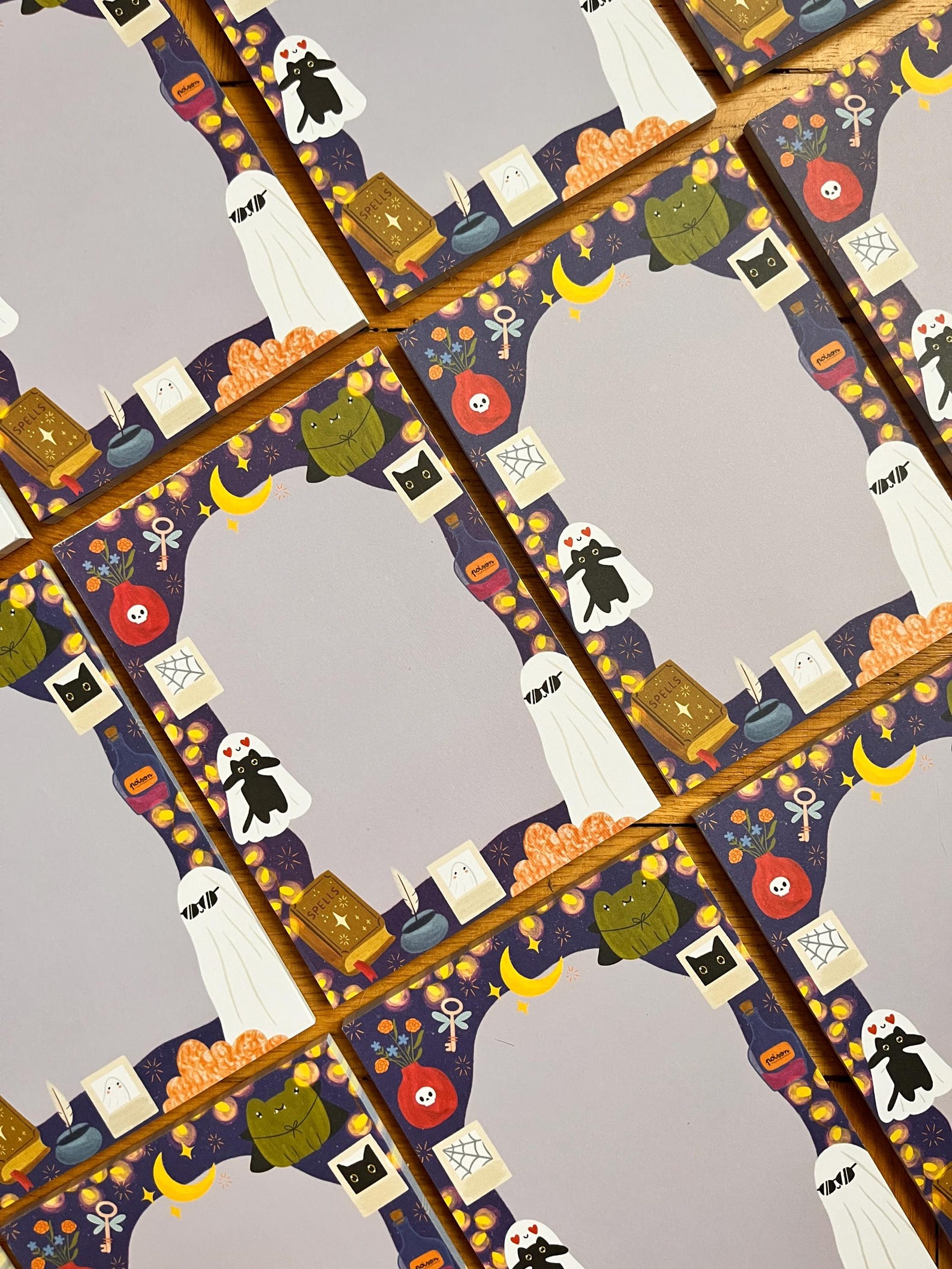 Halloween Notepad - A6 Autumn Notepad - Etsy