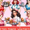 Waitress SVG Bundle | Restaurant Service Clipart, Waitstaff Quote Cut ...