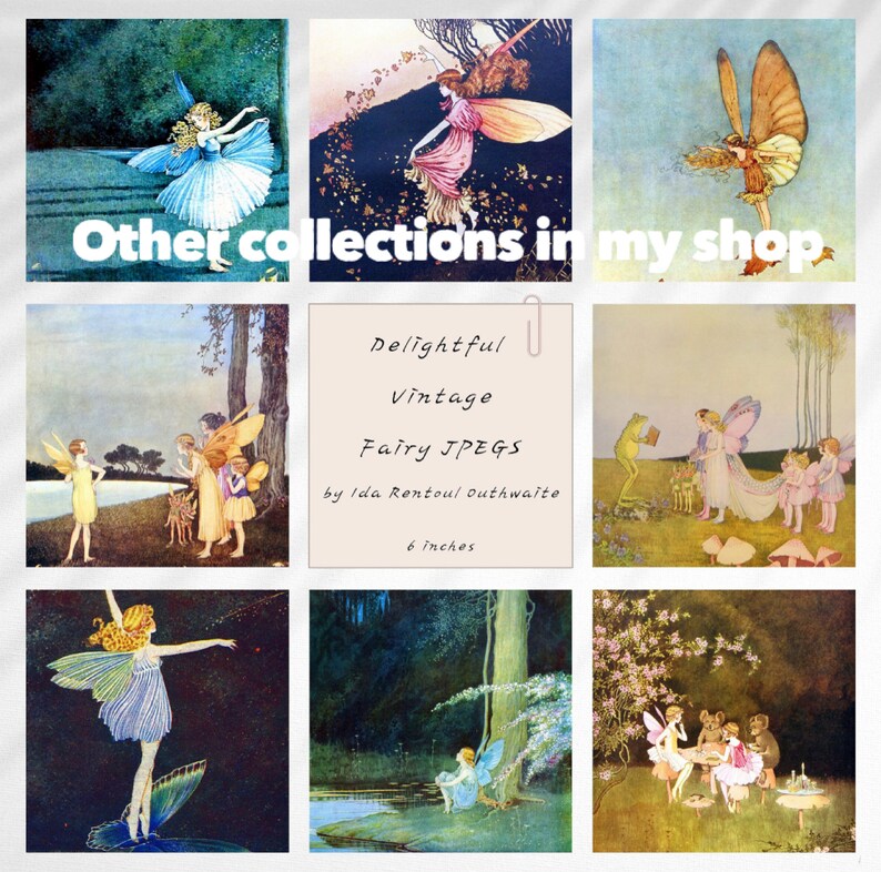 Nursery Rhyme Clip Art Bundle Kate Greenaway Nursery Rhymes Vintage ...