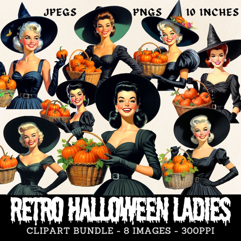 50s Halloween - Etsy