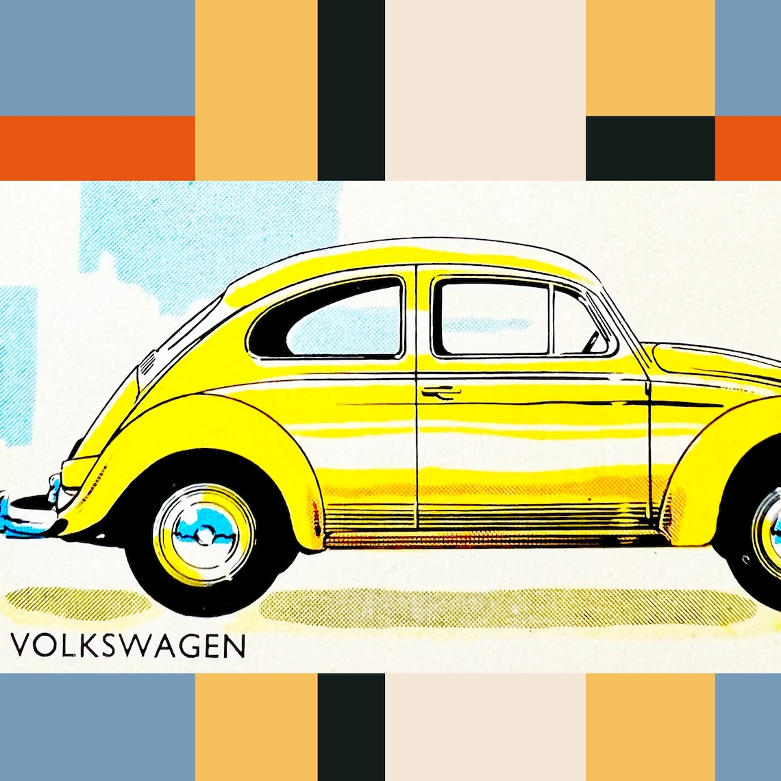 1960s Cars Clipart Bundle Vintage Cars Midcentury Cars Clipart Bundle ...