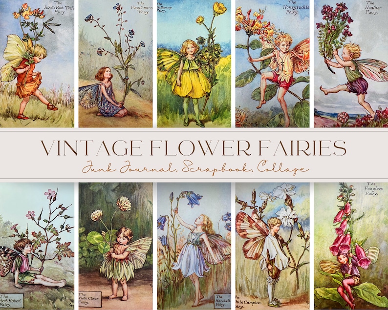 Vintage Fairytale Illustrations: Antique Children's Book Clip Art ...