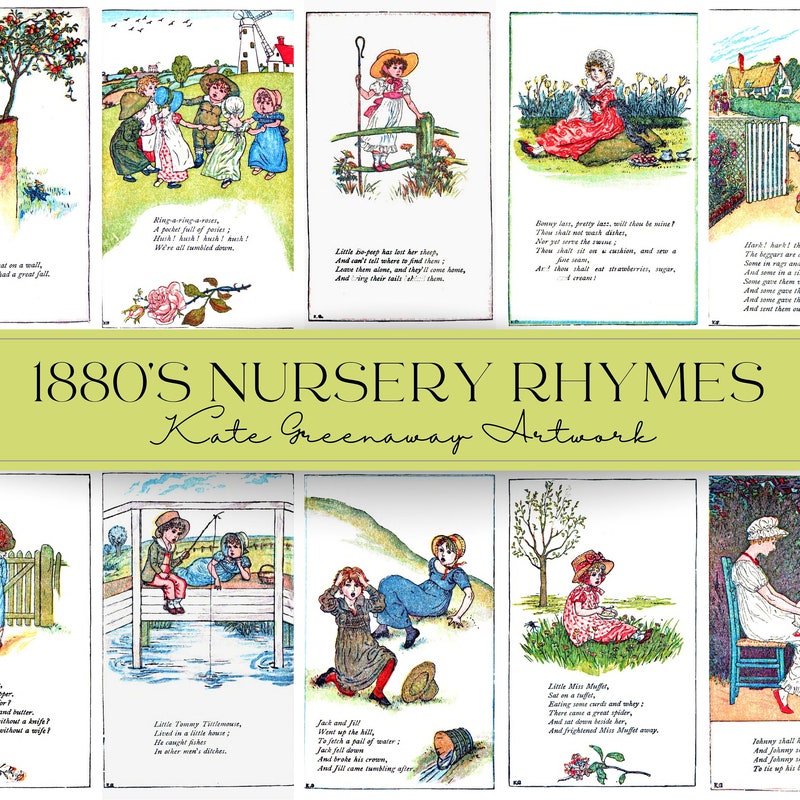Nursery Rhyme Art - Etsy