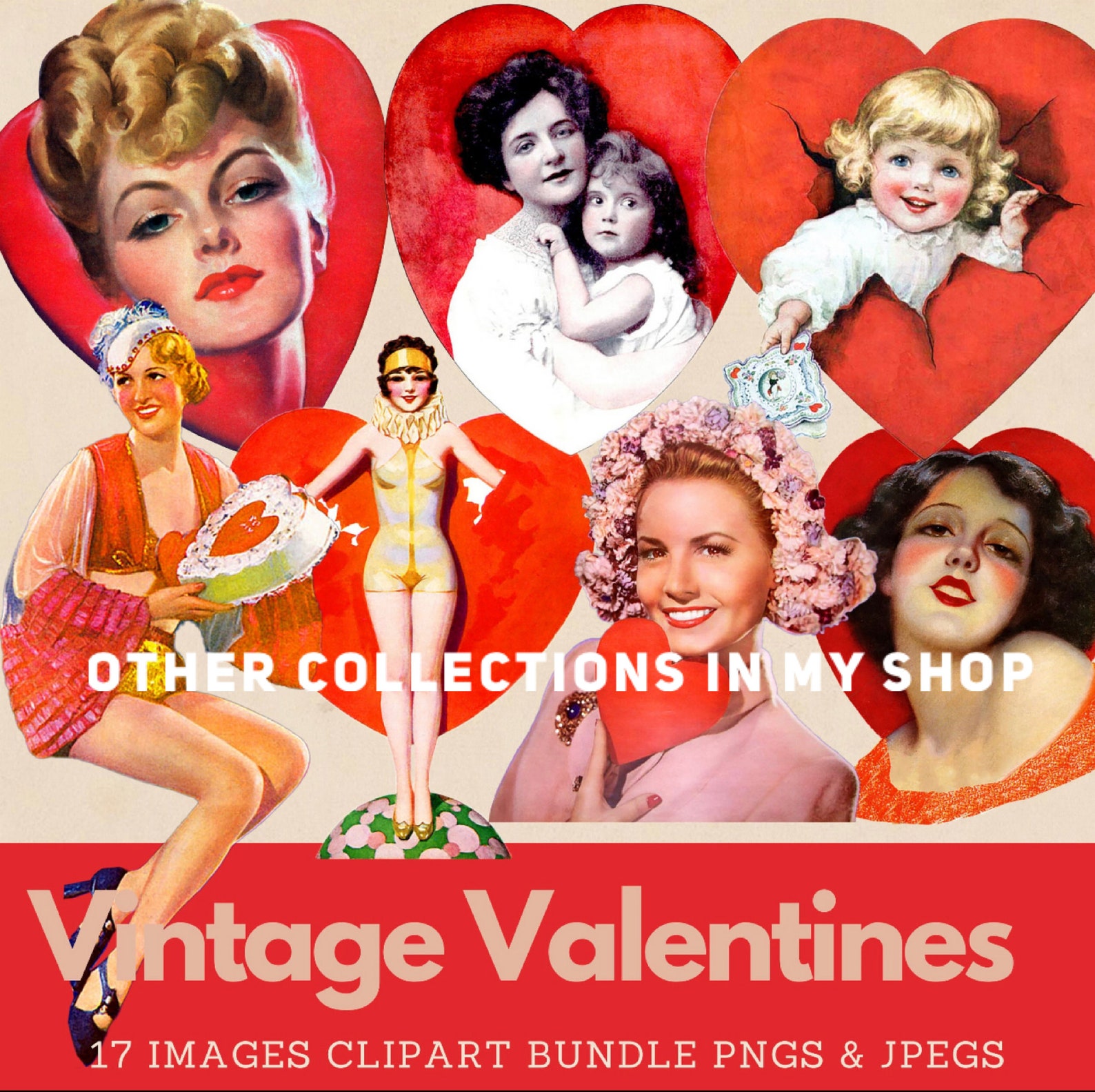 1920s Ladies Clipart Bundle 1920s Women With Tea and Cocktails ...