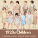 Vintage Kids Clipart Bundle 1920s Children Digital Images 1920s Kids ...