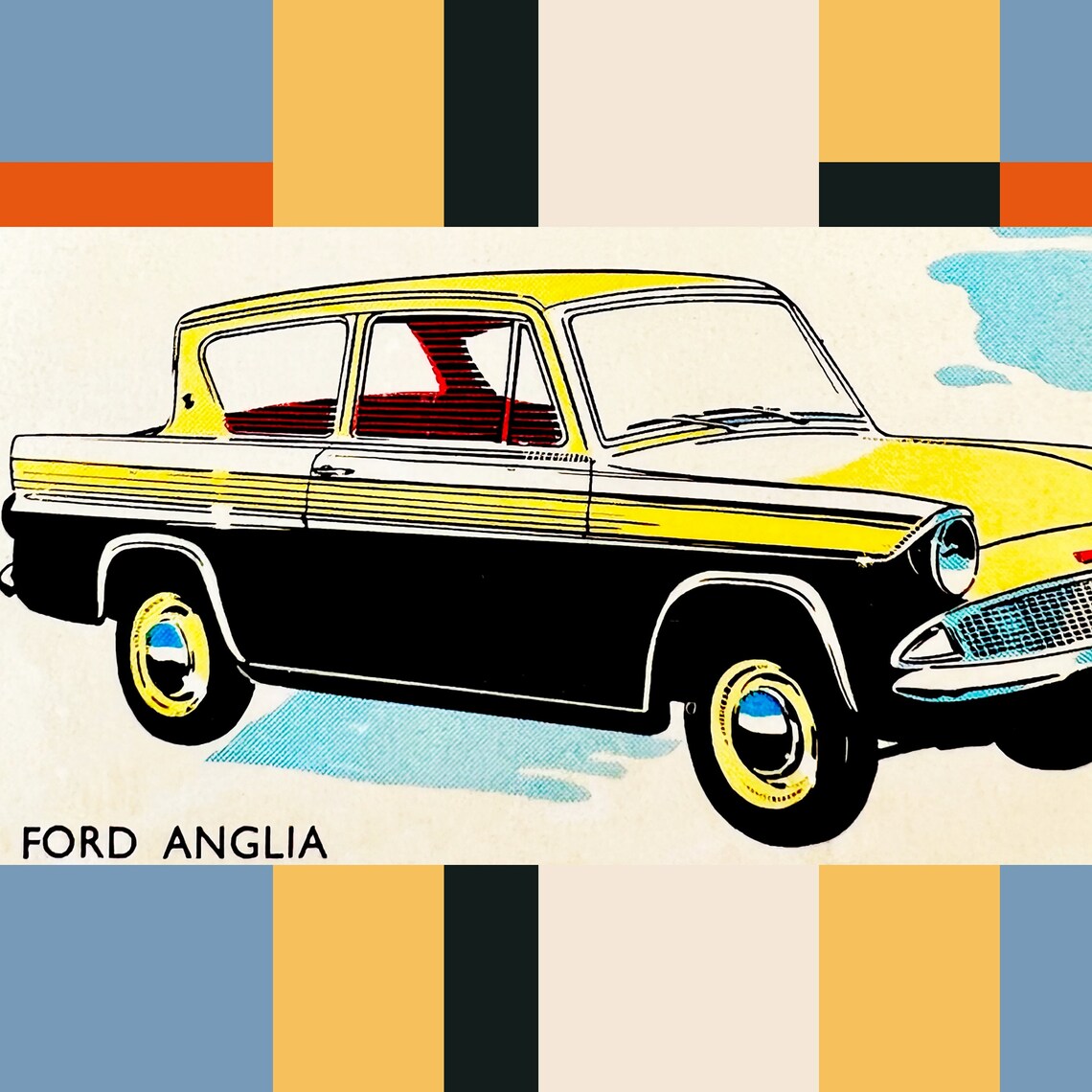 1960s Cars Clipart Bundle Vintage Cars Midcentury Cars Clipart Bundle ...