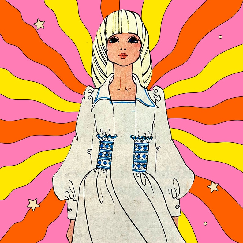 1970's Fashion Clipart Bundle 70s Scrapbook Ephemera - Etsy