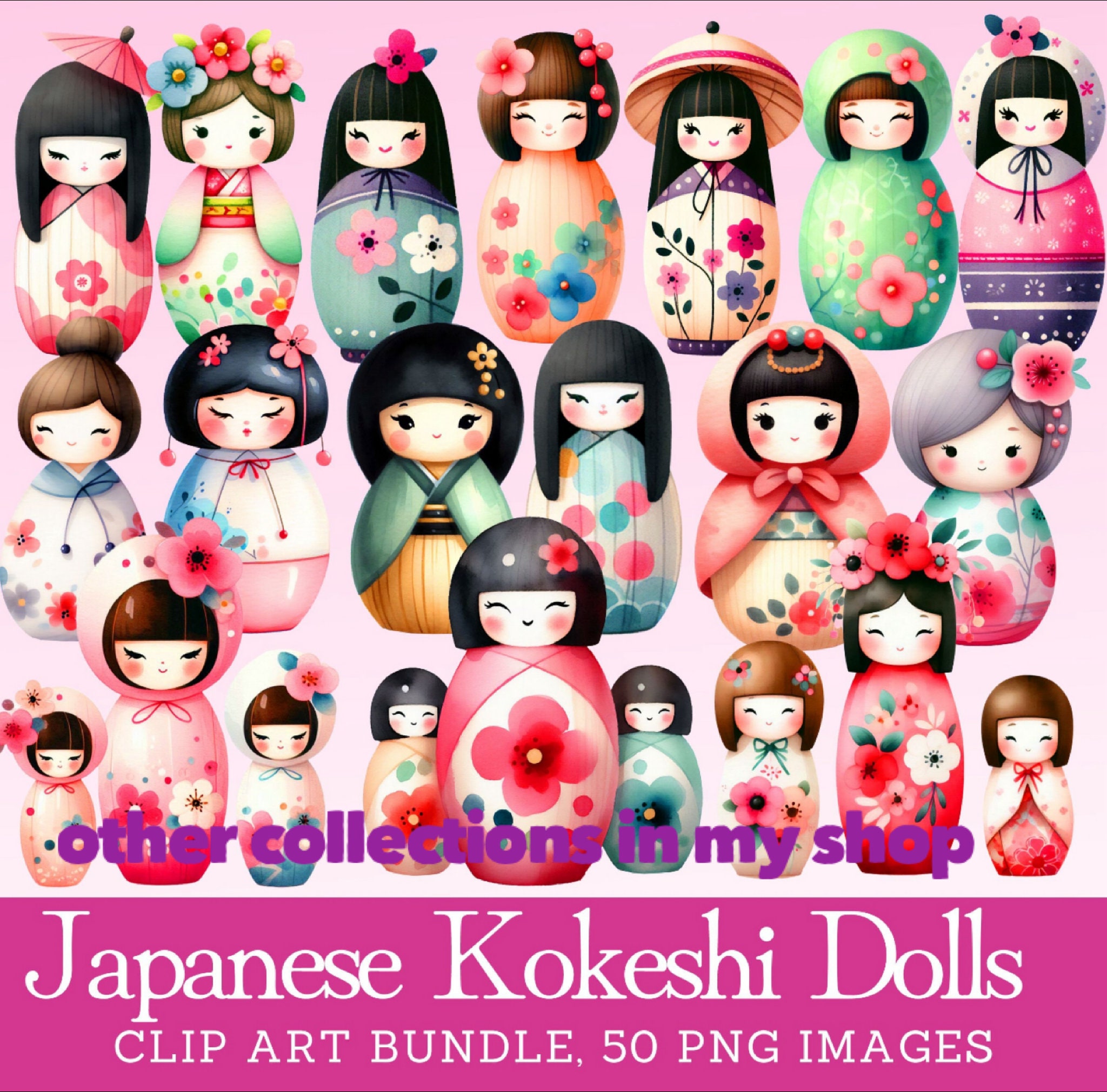 Cute Sausage Dog Clipart Bundle Watercolour Dachshund Digital Images ...