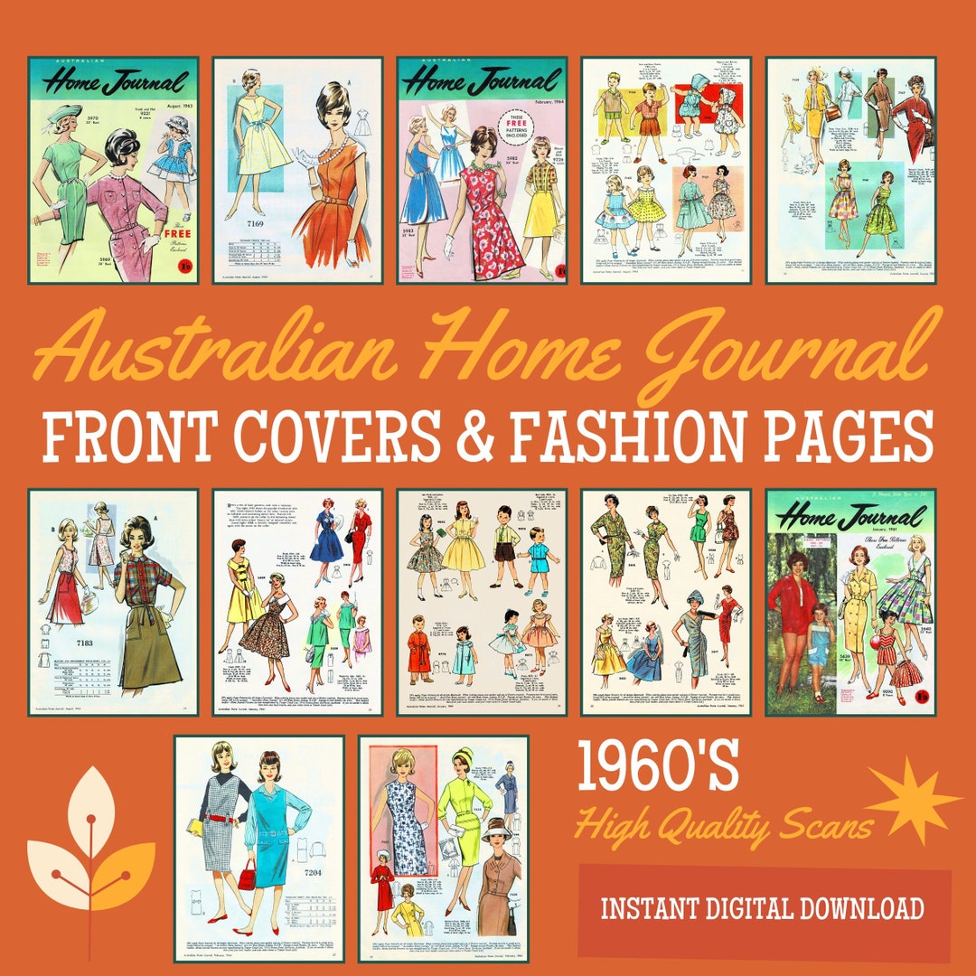 Vintage 1960s Australian Home Journal Magazine Covers and Printable ...