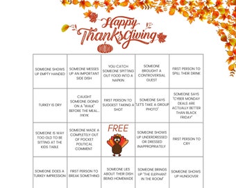 Dysfunctional Family Bingo - Etsy