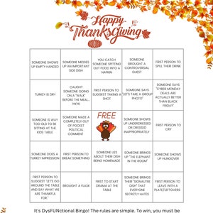 Dysfunctional Family Bingo - Etsy