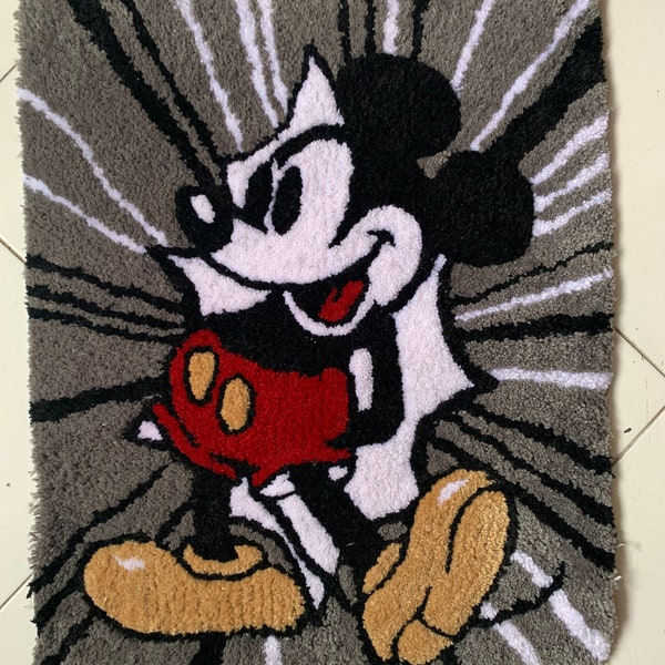 Mickey Mouse Rug - Etsy