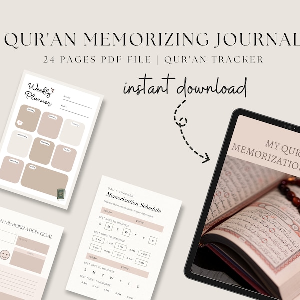 Quran Journal Template - Etsy