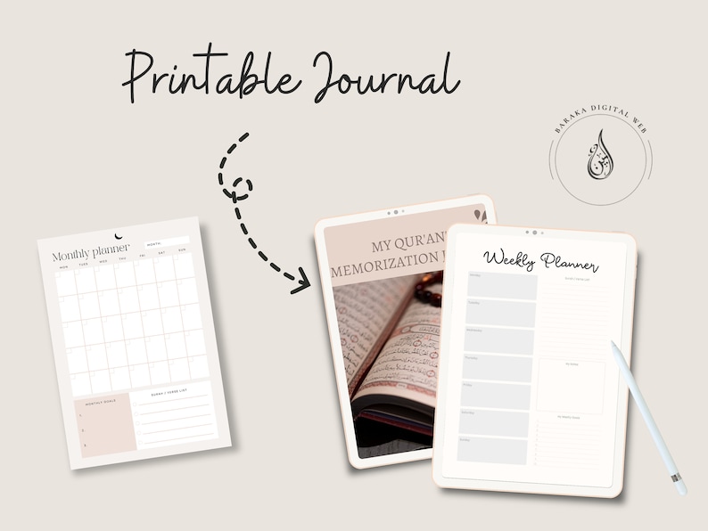 Quran Journal Print Quran Memorizing Quran Tracker - Etsy