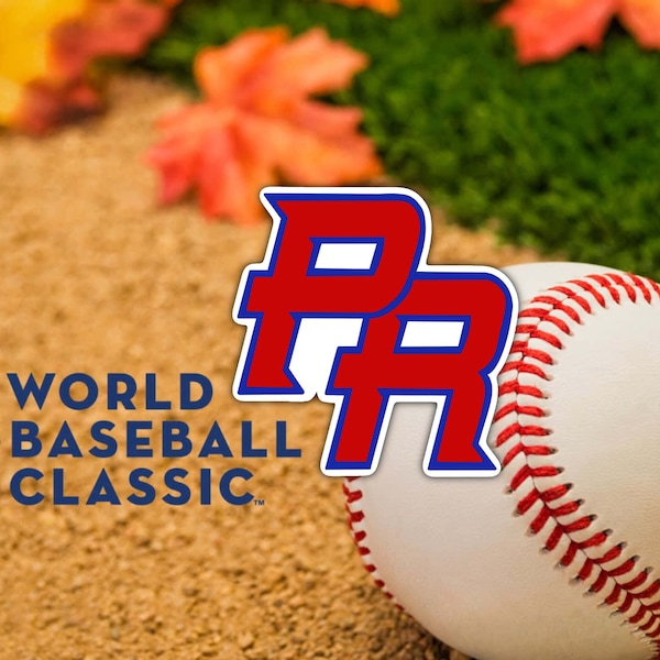 Puerto Rico Baseball Logo Svg - Etsy