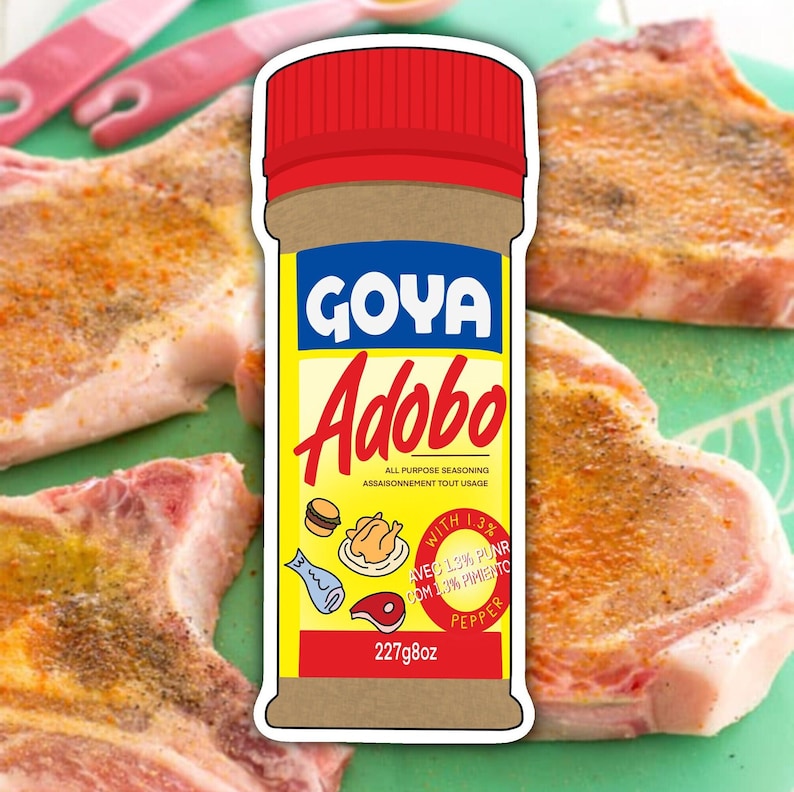 Goya Adobo Sticker Seasoning Sticker: Water Resistant Decal - Etsy