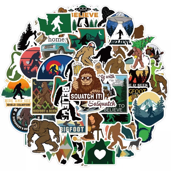 Sasquatch Sticker - Etsy