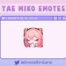 SUPER SET Cute Girl Chibi Emotes vanilla Skin/purple Hair for Twitch ...