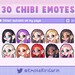 SUPER SET Cute Girl Chibi Emotes vanilla Skin/light Pink - Etsy
