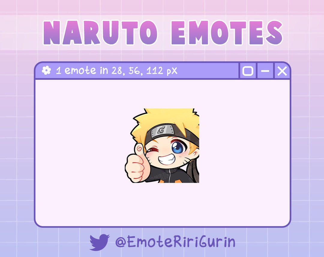 Naruto Thumbs up Emote for Twitch/discord Custom Gaming - Etsy Australia