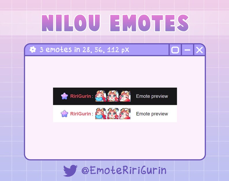 Nilou Genshin Impact Emote Set for Twitch/discord Custom Gaming ...