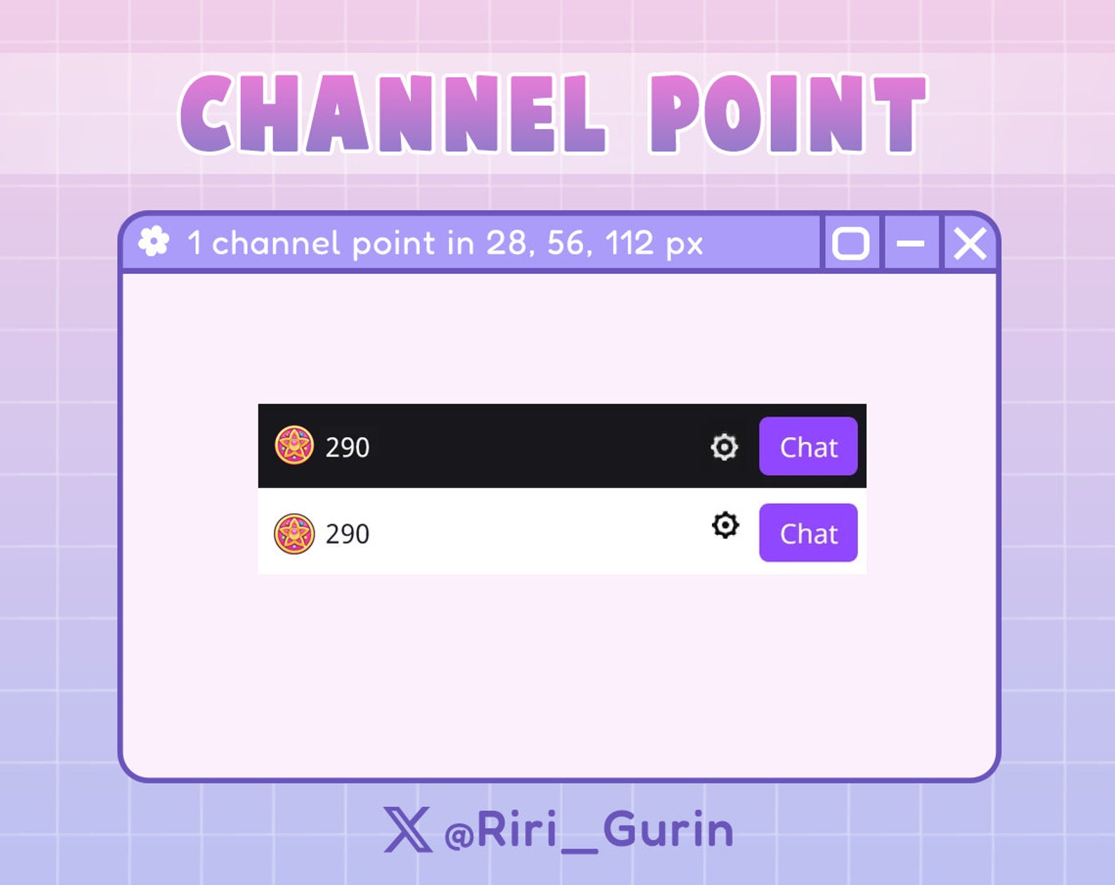 Sailor Moon Channel Point for Twitch Twitch Sub Badges Stream Discord ...