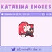 Katarina League of Legends IDK Emote for Twitch/discord Custom Gaming ...