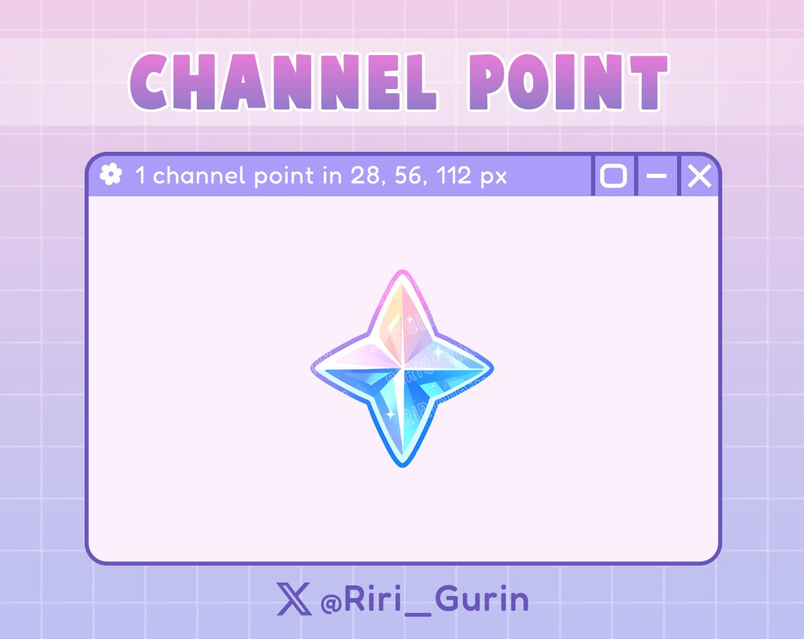 Primogem Genshin Impact Channel Point for Twitch Twitch Sub Badges ...