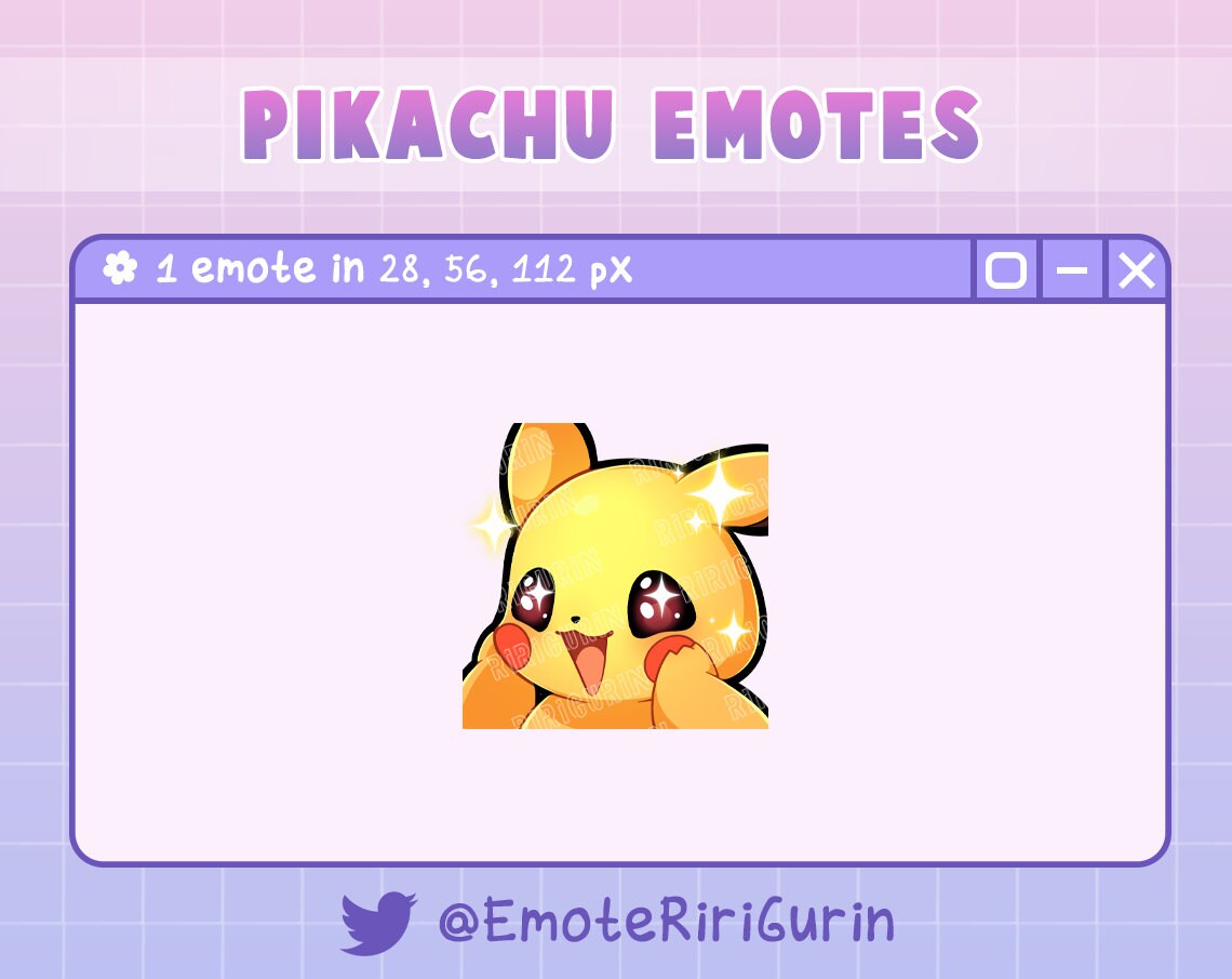 Pikachu Pokemon Wow Emote for Twitch/discord Custom Gaming - Etsy Australia