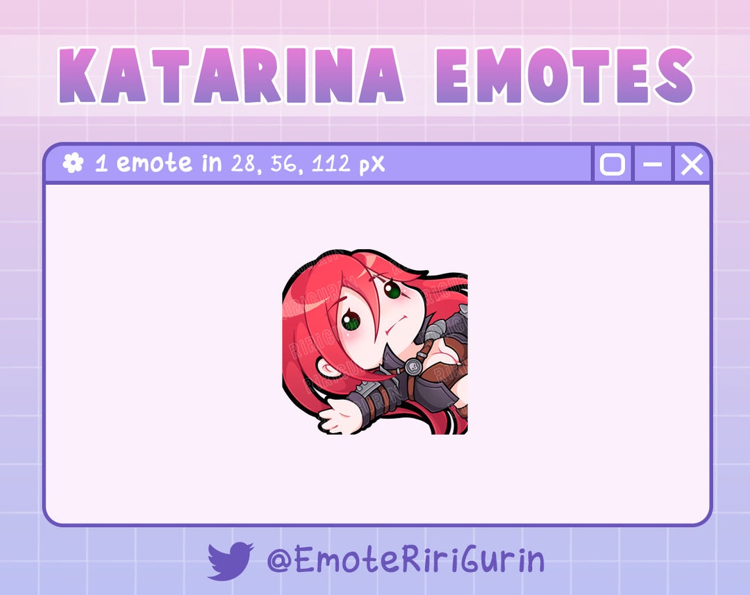 Katarina League of Legends Lost Emote for Twitch/discord - Etsy