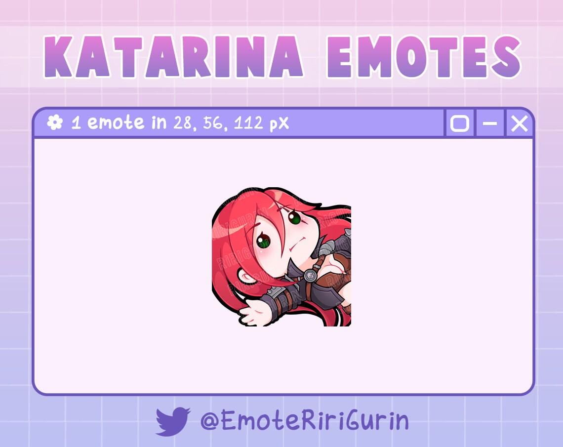 Katarina League of Legends Lost Emote for Twitch/discord - Etsy