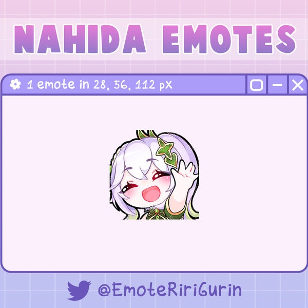 Nahida Emotes - Etsy