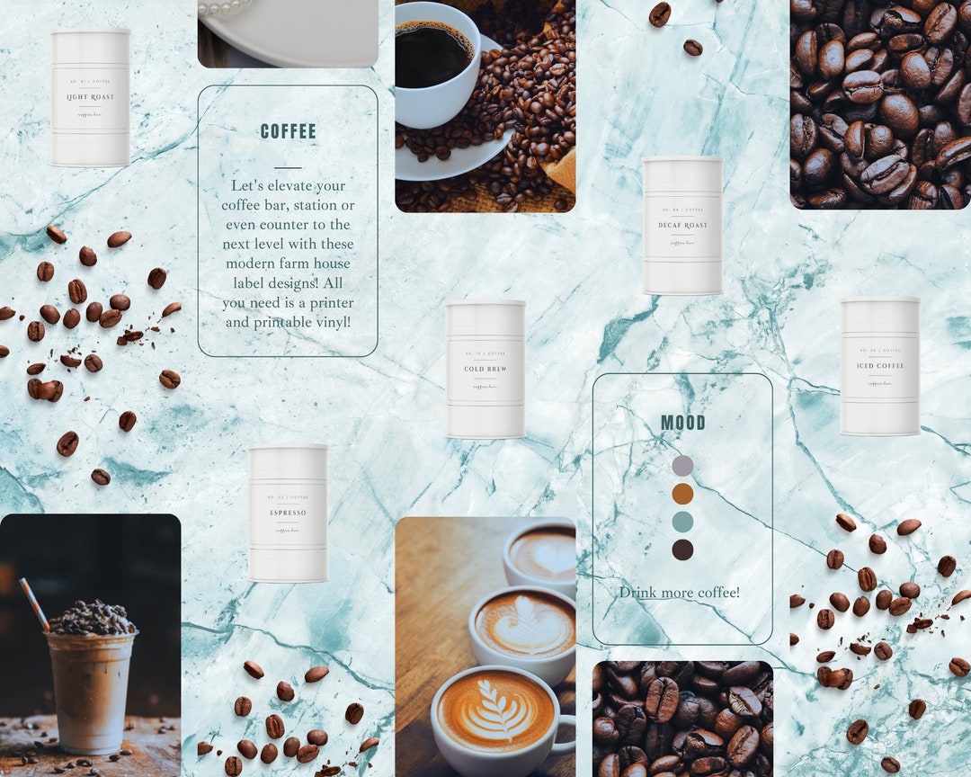 Coffee Bar/station Labels - Etsy