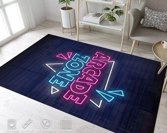 Neon Arcade Carpet - Etsy