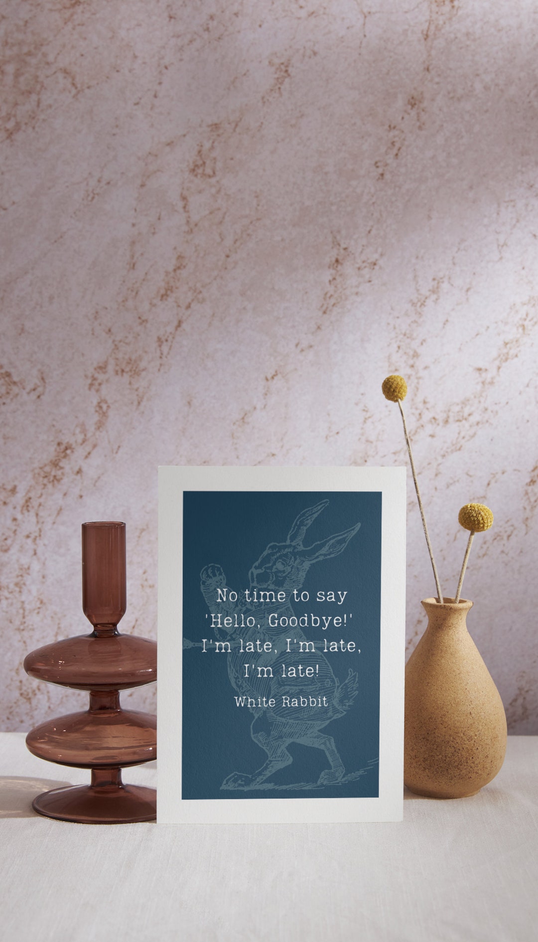 Alice in Wonderland - White Rabbit "no Time to Say 'hello, Goodbye!' I ...