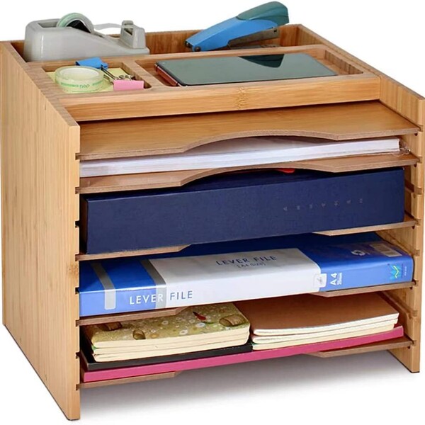 Wood File Organizer - Etsy