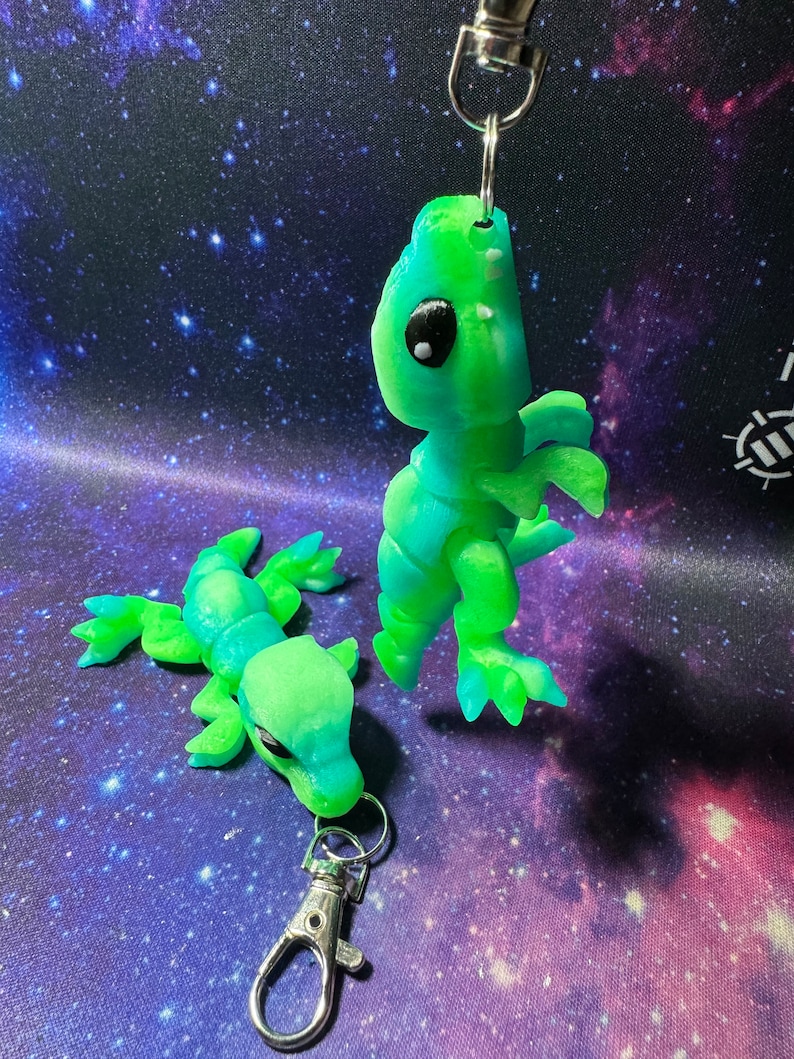 Articulated T-rex Keychains - Etsy