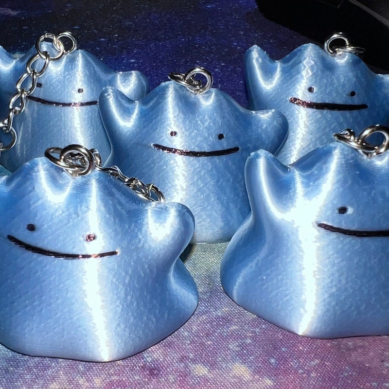 Ditto Keychain - Etsy