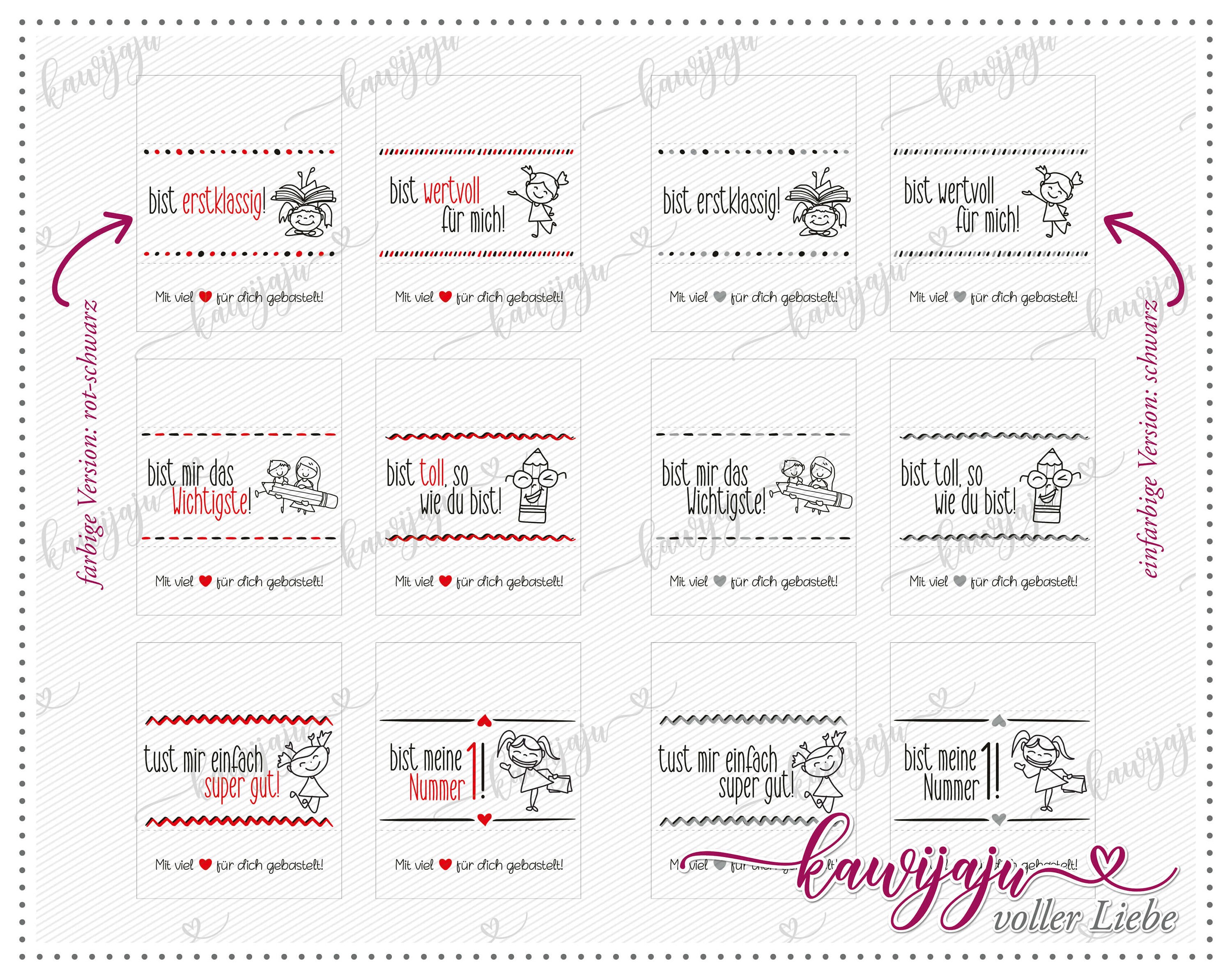 Download: Duplo Banderoles for Girls With Illustrations and - Etsy
