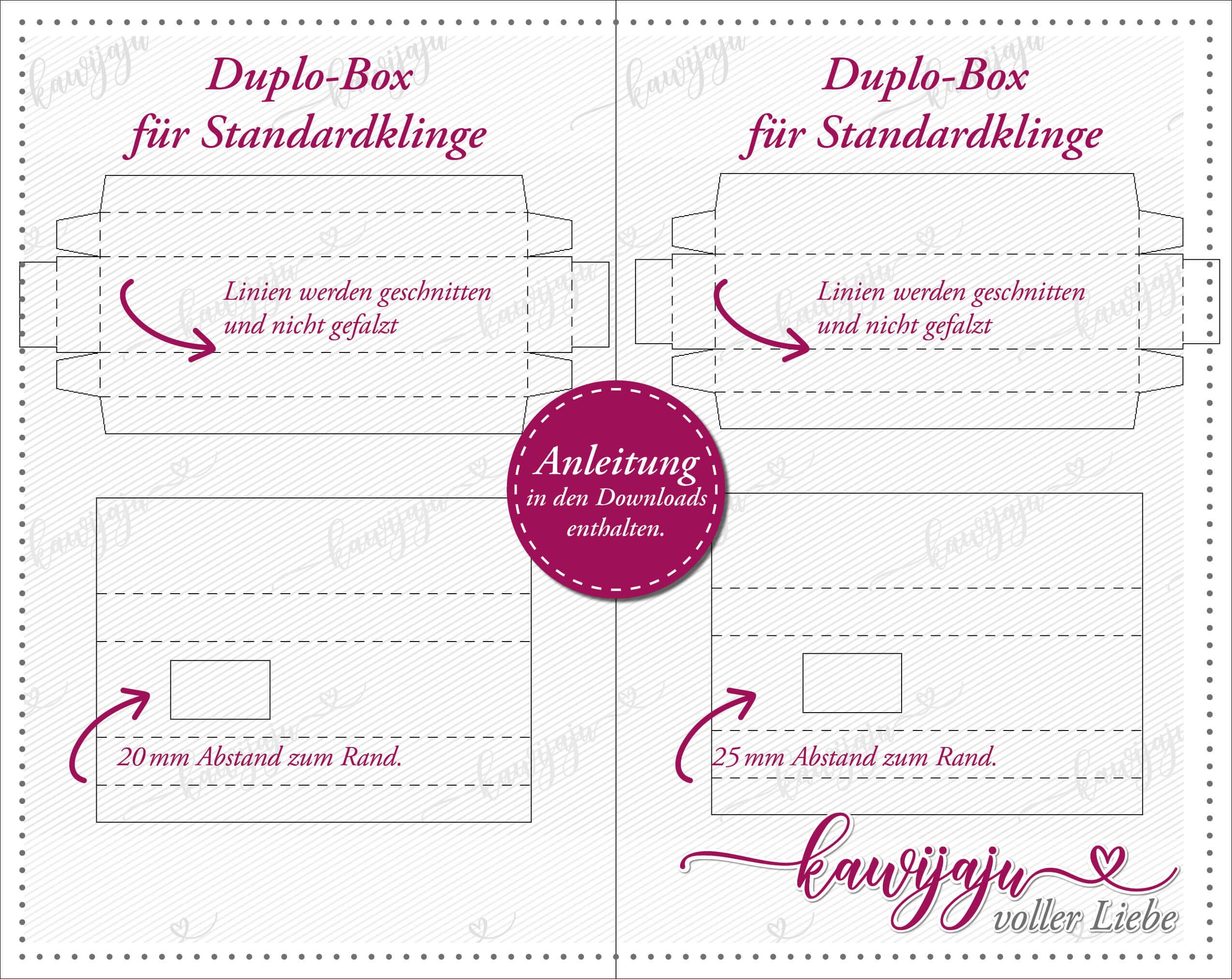 Duplo Geschenkbox SVG, Plotterdatei, Duplo-Box, Duplo Verpackung DIY, Du bist Botschaften, Duplo ...