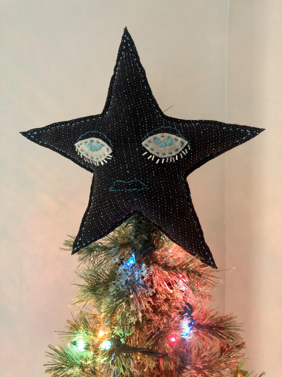 Tree Topper Christmas Tree Topper Hand Made Christmas Tree Star Gothic ...
