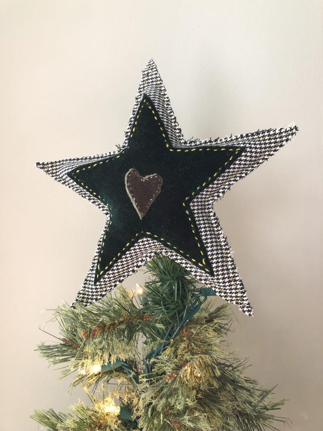 Tree Topper Christmas Tree Topper Boho Christmas Tree Topper Hand Made ...